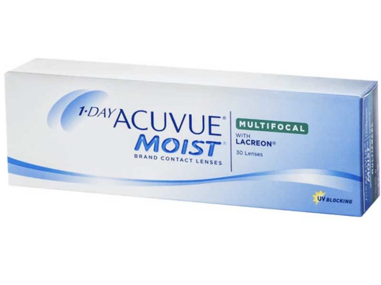 1 Day Acuvue Moist Multifocal Lenses - Eye Contact Optician